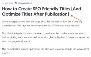 What is the H1 Tag and Why it is Important for SEO