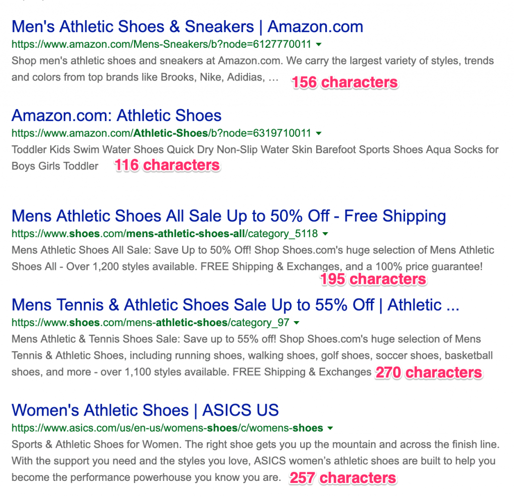 The Ideal Meta Description Length for 2021 (Study)