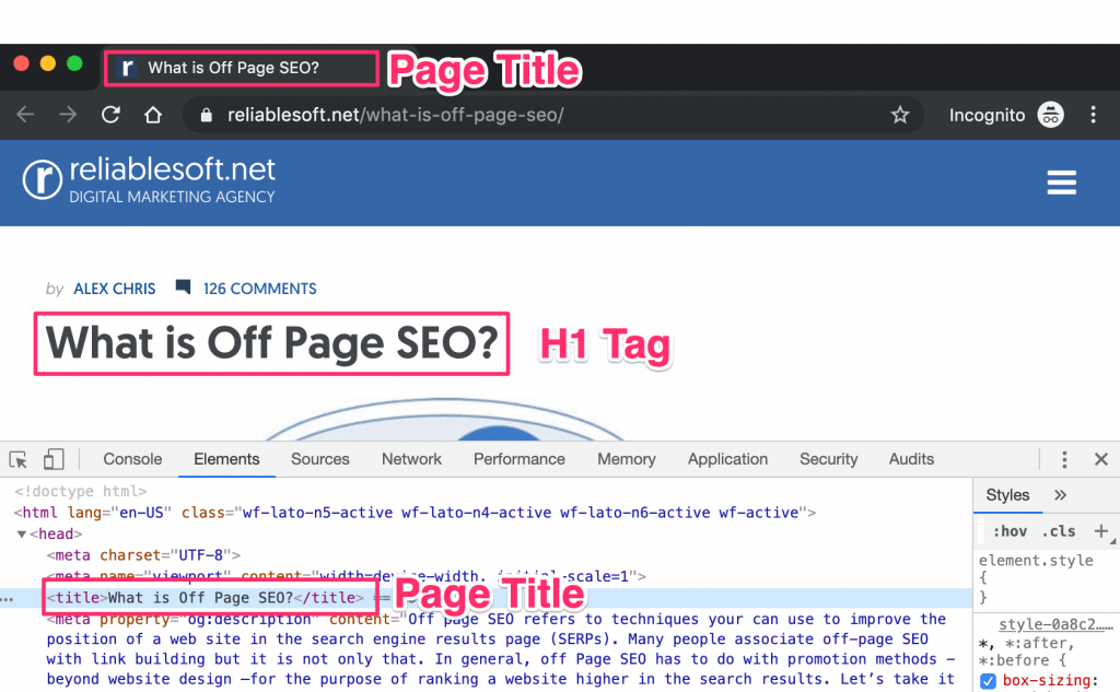 what-is-the-difference-between-a-page-title-and-h1-tag-for-seo